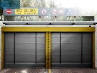 China High Speed  1.2mm PVC Window 0.75KW Roller Shutter Doors for sale