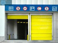 China High Speed  1.2mm PVC Window 0.75KW Roller Shutter Doors for sale