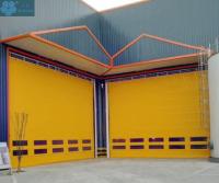 China 0.8 M/S 2mm Steel Warehouse Roller Shutter Doors for sale