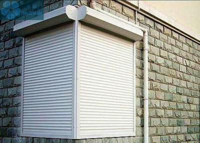 China Household 45mm Slat 2mm Track Exterior Window Shutters for sale
