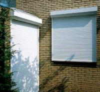 China Household 45mm Slat 2mm Track Exterior Window Shutters for sale