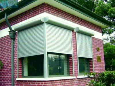 China Residential 2mm 4500PA Wind Load Automatic Window Shutters for sale