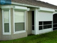 China 0.25mm Aluminum Hurricane Window Shutters With PU Foam for sale