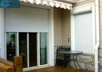 China 0.25mm Aluminum Hurricane Window Shutters With PU Foam for sale