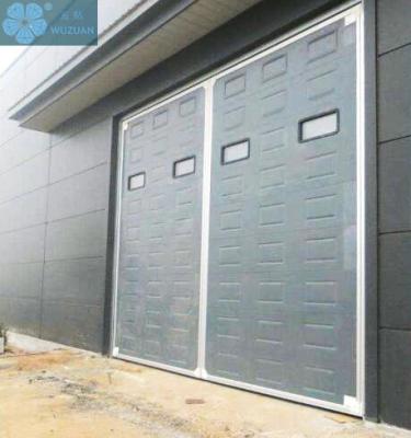 China 440mm Panel 50mm Industrial Sectional Door For Cold Room for sale