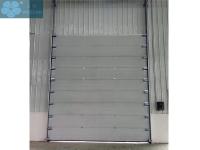 China 0.25m/S 0.45mm Galvanized Steel Industrial Overhead Door for sale