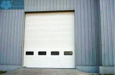 China Thermal Insulated AC220V 150mm Track Overhead Garage Door for sale