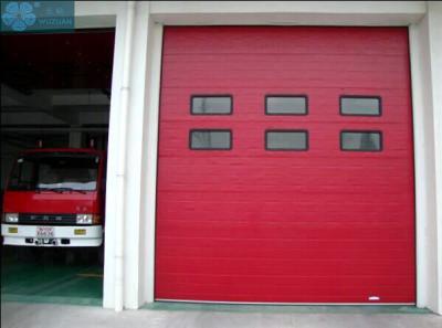 China 40mm 5000mm Length Commercial Garage Doors For Fire Station for sale