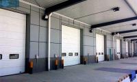 China Vertical 200m/S 2mm Galvanized Steel Commercial Garage Doors for sale