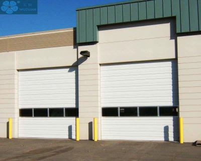 China 0.35mm Galvanized Steel 440mm Panel Industrial Overhead Door for sale
