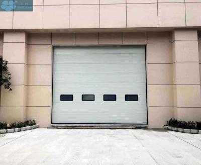 China Vertical 200m/S 2mm Galvanized Steel Commercial Garage Doors for sale