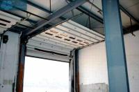 China Vertical 200m/S 2mm Galvanized Steel Commercial Garage Doors for sale