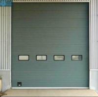 China 50mm 4000mm Height Galvanized Steel Industrial Overhead Door for sale