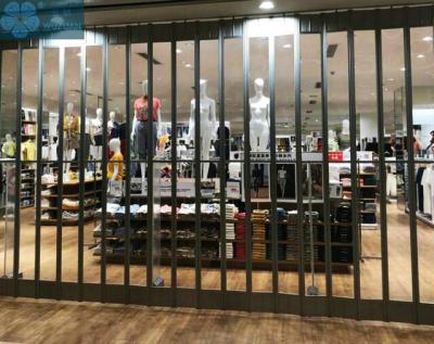 China SGS 2200mm Length Foldable Glass Doors For Super Market for sale