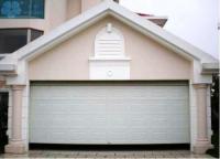 China PU Infilled Insulated Galvanized Steel Panel Sectional Overhead Door for sale