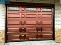 China 435mm PU Foam Insulated Remote Control Sectional Overhead Garage Door for sale