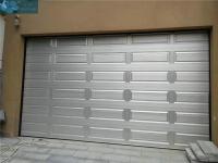 China 435mm PU Foam Insulated Remote Control Sectional Overhead Garage Door for sale