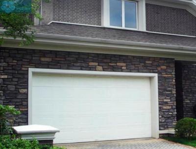 China Galvanized Steel Automatic Sectional Garage Door For House for sale