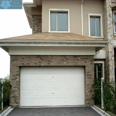 China Colour Coated Sectional Overhead Garage Door Finger Protection for sale