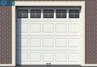 China Colour Coated Sectional Overhead Garage Door Finger Protection for sale