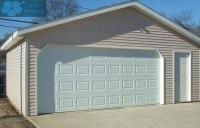China Aluminum Steel Sectional Panel Garage Door White Coated for sale