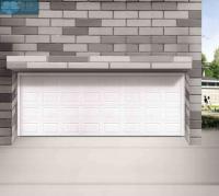 China Aluminum Steel Sectional Panel Garage Door White Coated for sale