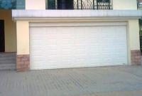 China Aluminum Steel Sectional Panel Garage Door White Coated for sale