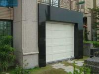 China Aluminum Steel Sectional Panel Garage Door White Coated for sale