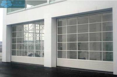 China Residential Overhead Sectional Glass Garage Door for sale