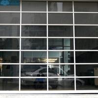 China Residential Overhead Sectional Glass Garage Door for sale