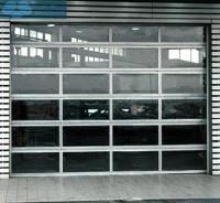 China Residential Overhead Sectional Glass Garage Door for sale