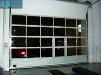China 40mm Perspex Panel Aluminum Frame Insulated Sectional Doors for sale