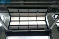 China Mute Aluminum Alloy Frosted Glass Garage Door For Villa for sale
