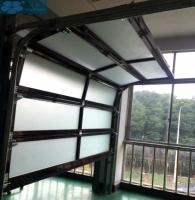 China Mute Aluminum Alloy Frosted Glass Garage Door For Villa for sale