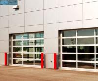 China Remote Control Aluminum Alloy Glass Sectional Garage Door for sale