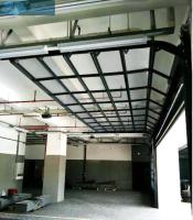 China 5m Width Insulated Glass Sectional Garage Doors for sale