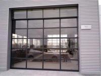 China 5m Width Insulated Glass Sectional Garage Doors for sale