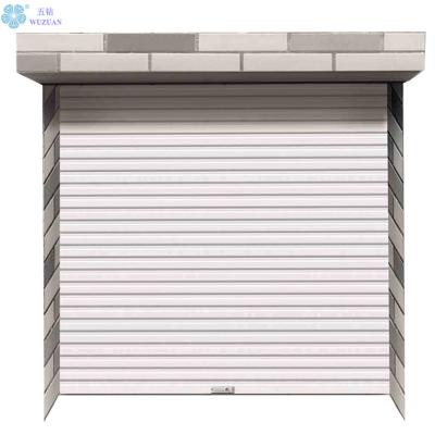 China Aluminum 50mm 80mm 90mm 130mm Hurricane Industrial Garage Roller Up Doors Shutter Doors for sale