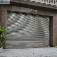 China 1.2mm 1.0mm Aluminum Electric Roller Shutter Doors For Shop for sale
