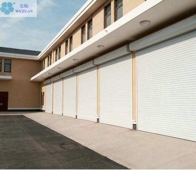 China 0.8mm Aluminum Bulletproof Vertical Roller Shutter Garage Doors for sale
