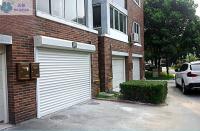 China PU Infilled Electric Aluminum Alloy Roller Shutter Garage Doors for sale