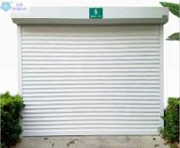 China 0.7mm Aluminium Automatic Roll Up Interlocked Slat Garage Door for sale