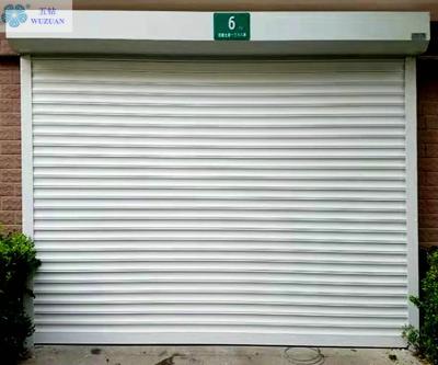 China Anti Theft Reinforced Aluminum Roller Shutter Doors for sale