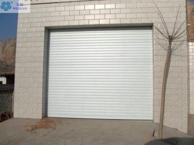 China Aluminum Alloy Double Slat Electric Roller Shutter Garage Doors for sale