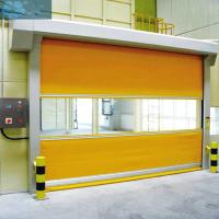 China Industrial 0.7 - 1.2m/s Opening Rapid PVC Roll Up Doors for sale