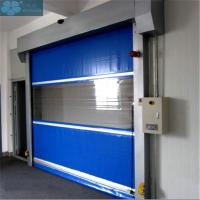 China Industrial 0.7 - 1.2m/s Opening Rapid PVC Roll Up Doors for sale