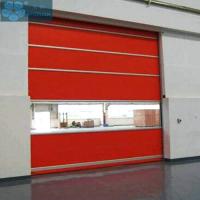 China 2m/s opening Overhead Rapid Action PVC Roll Up Shutter Door 6000x6000mm for sale