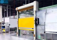 China 2m/s opening Overhead Rapid Action PVC Roll Up Shutter Door 6000x6000mm for sale