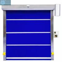 China Factory Warehouse Rolling Shutter Industrial Pull Cord Rapid Action PVC High Speed Door for sale