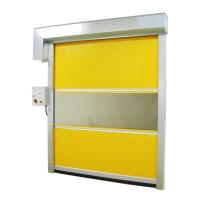 China Automatic Flexible Plastic High Speed PVC Roll up Door for Warehouse for sale